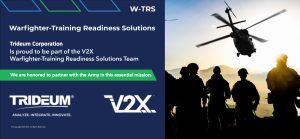 Trideum Joins V2X Inc in Support of the Warfighter-Training Readiness Solutions (W-TRS) Contract ...